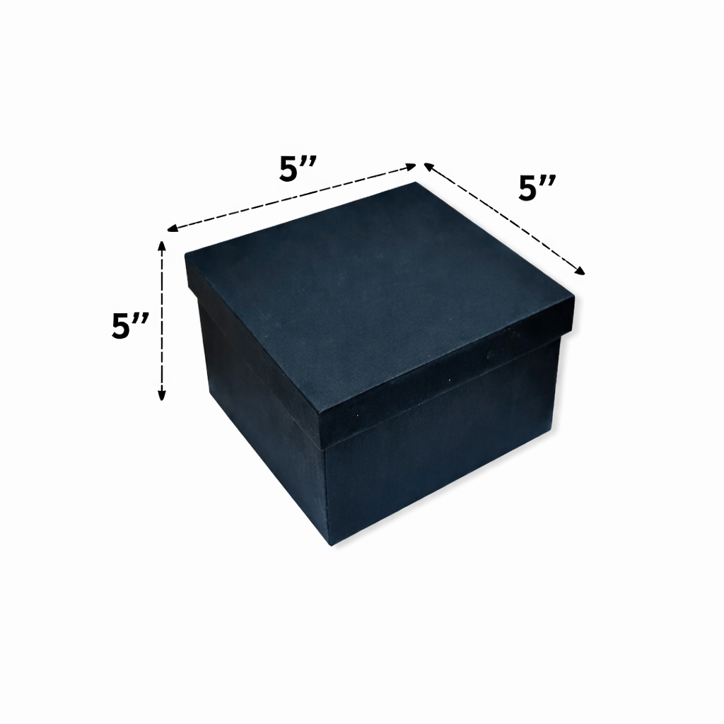 Black Rigid Hamper Box (5x5x5 inch)– impressioncart