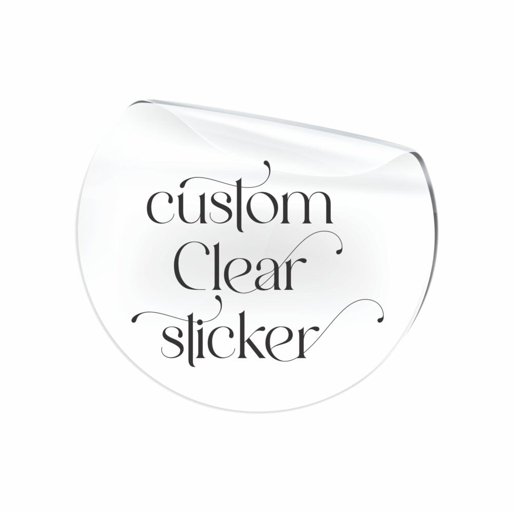 Custom Transparent Sticker– impressioncart