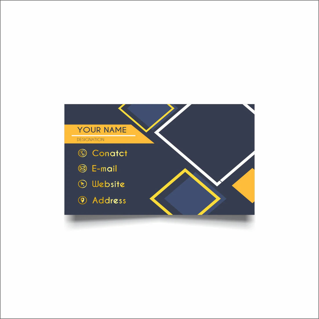 Visiting Card design 001– impressioncart