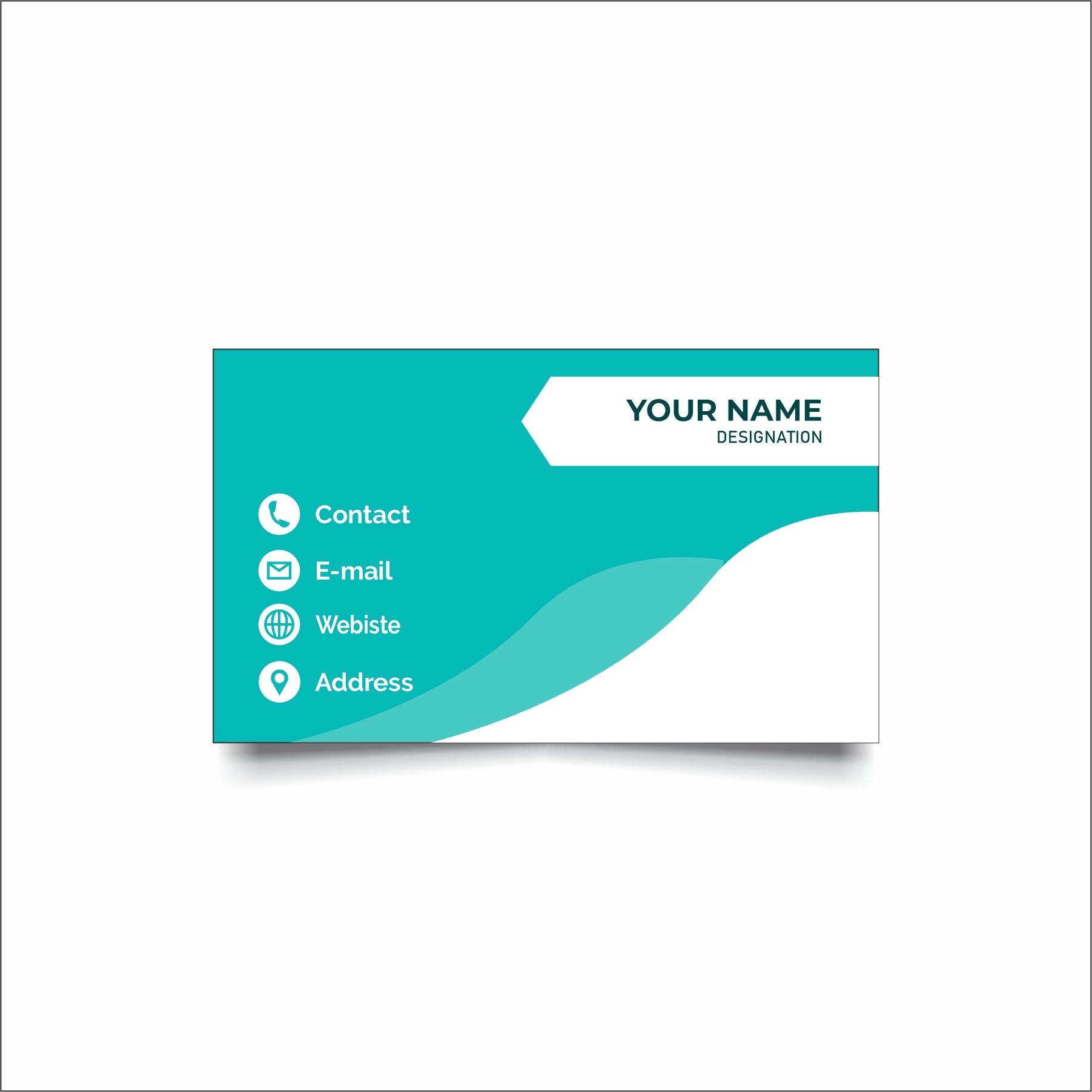 Visiting Card design 026– impressioncart