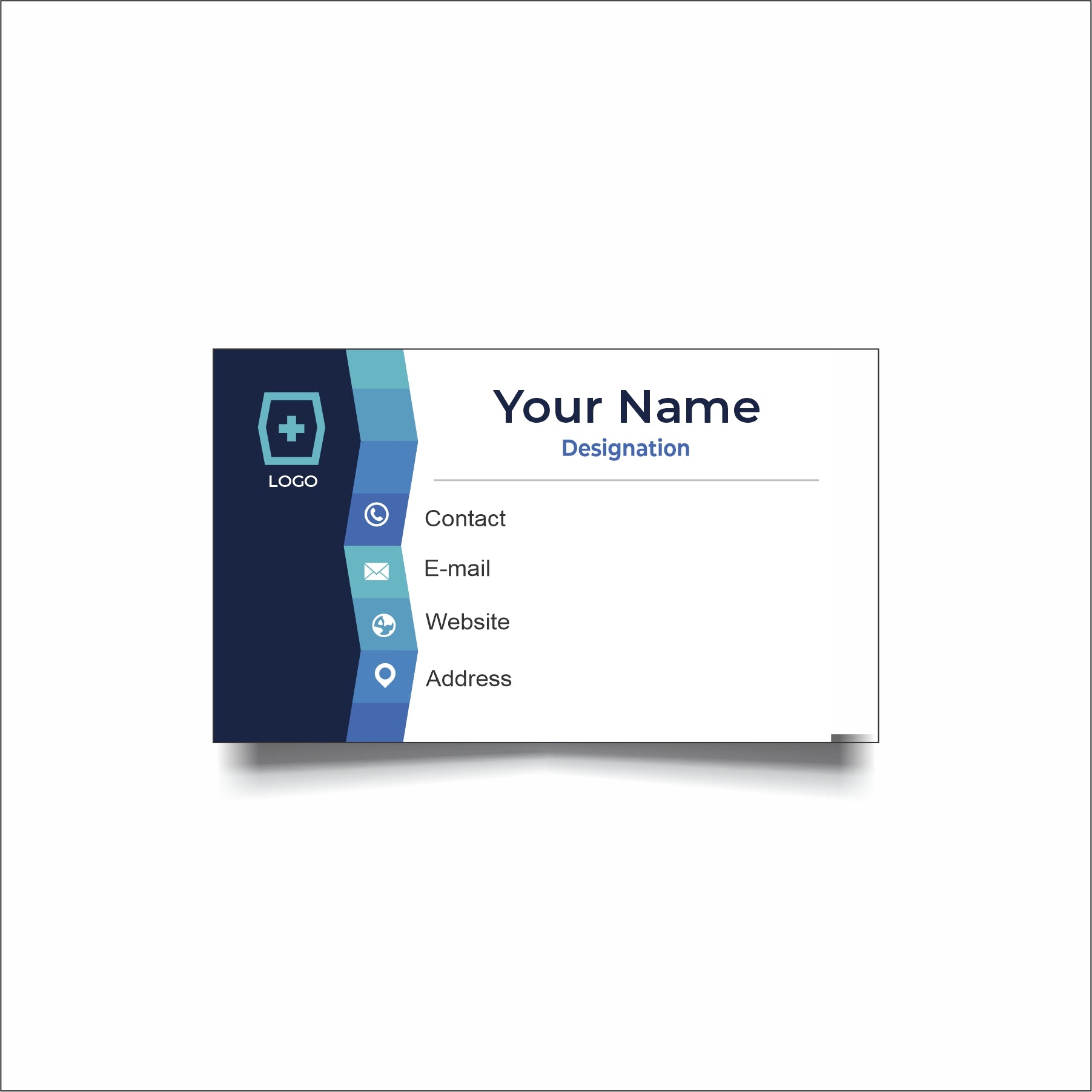 Visiting Card design 030– impressioncart