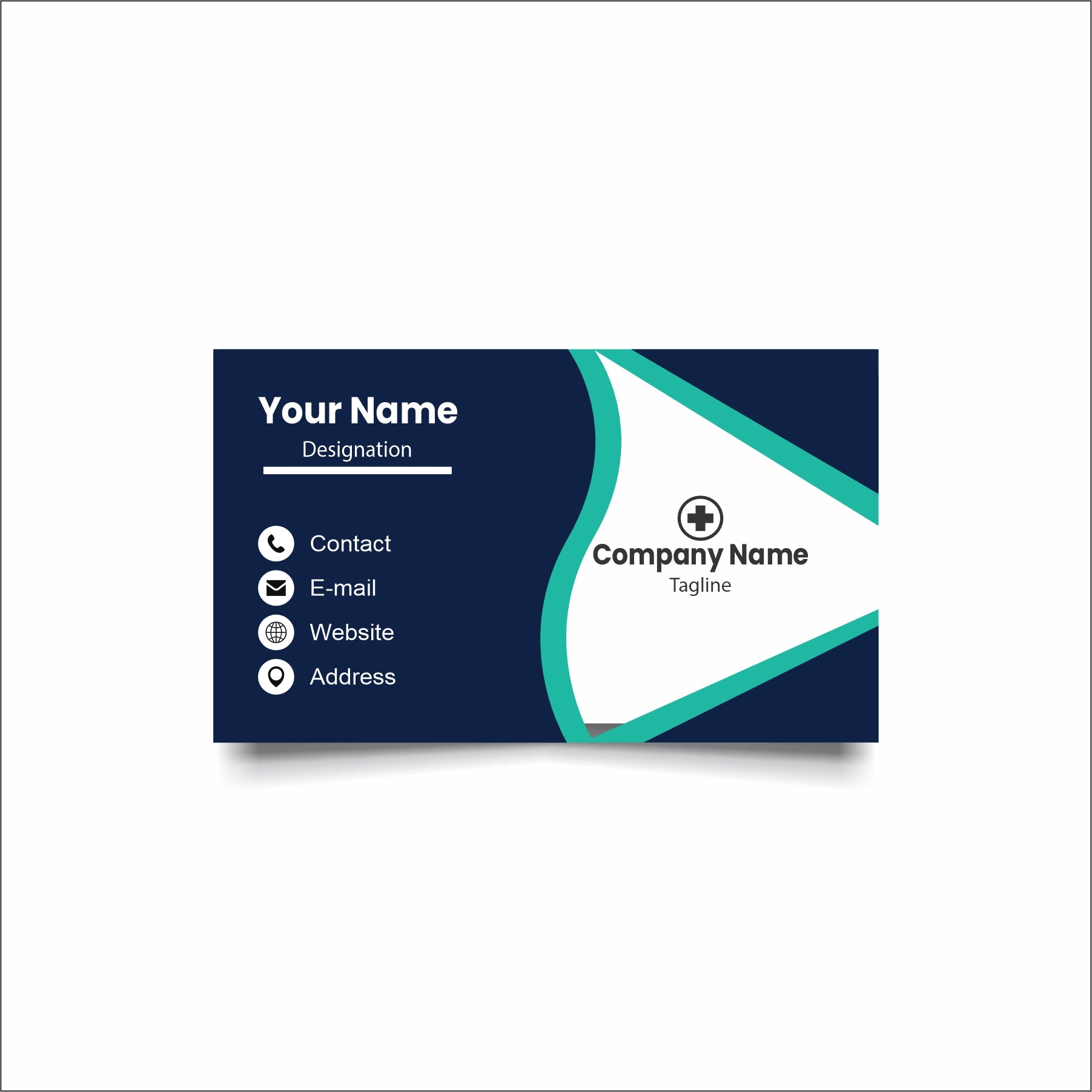 Visiting Card design 034– impressioncart