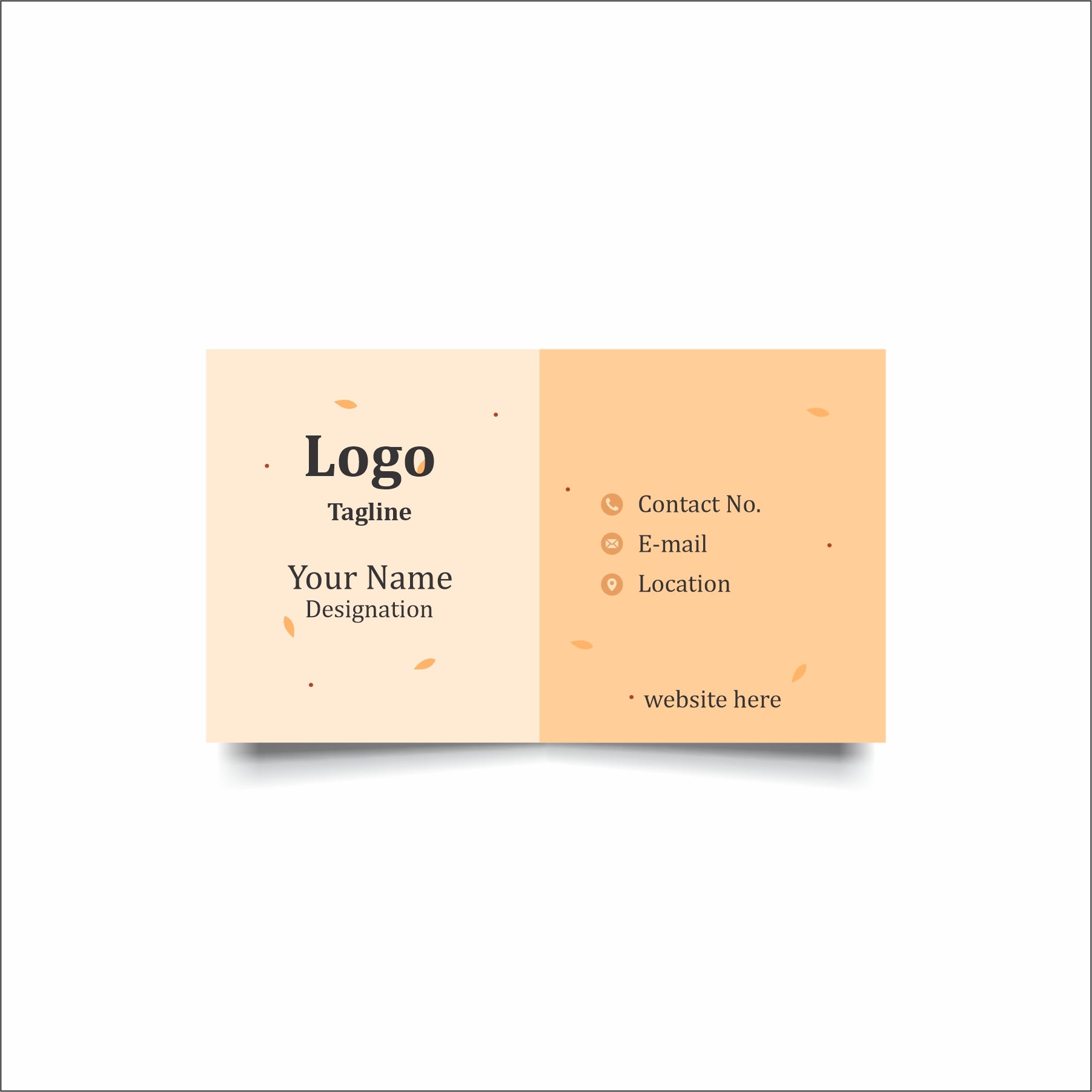 Visiting Card design 047– impressioncart