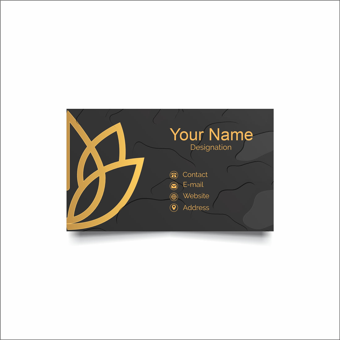 Visiting Card design 075– impressioncart