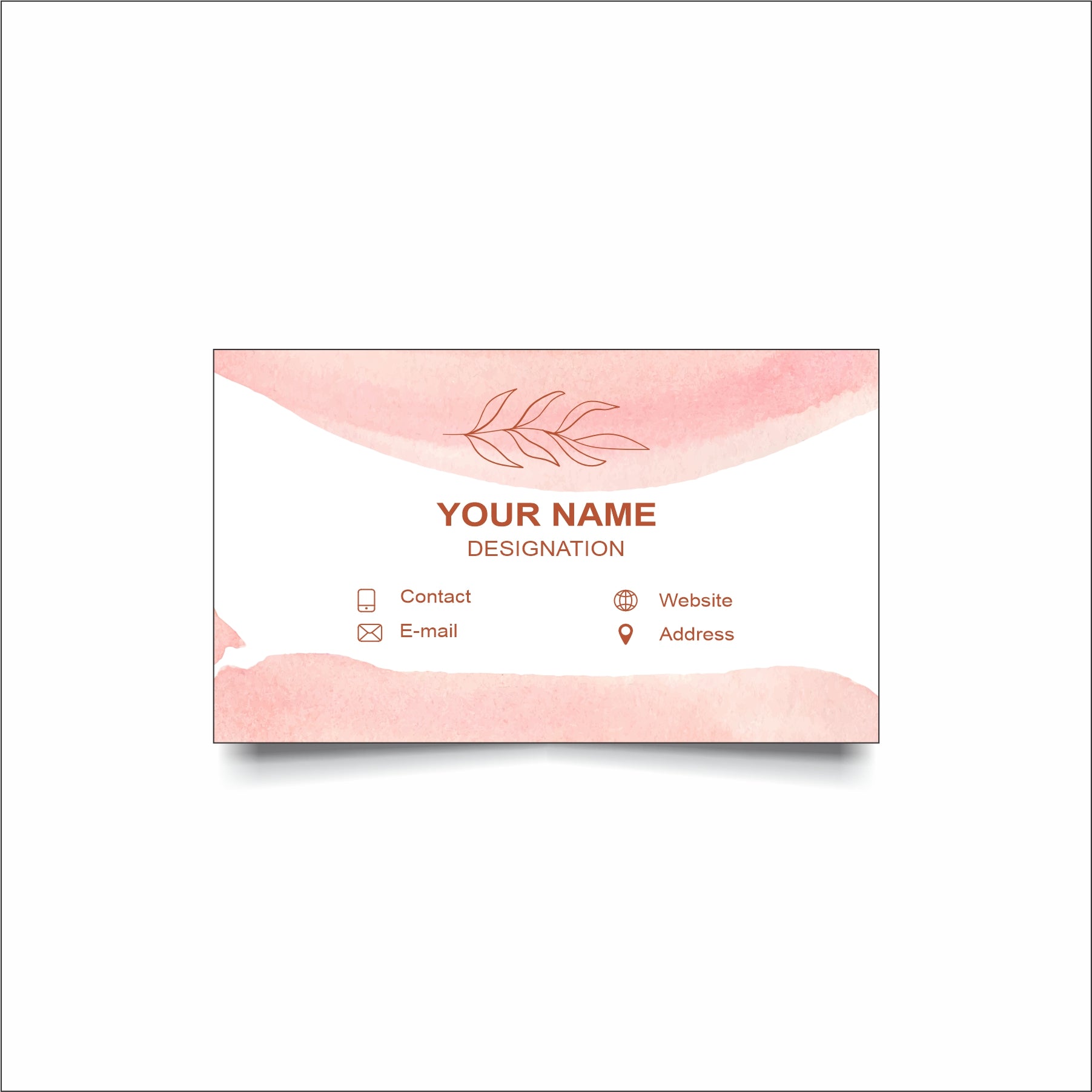 Visiting Card design 091– impressioncart