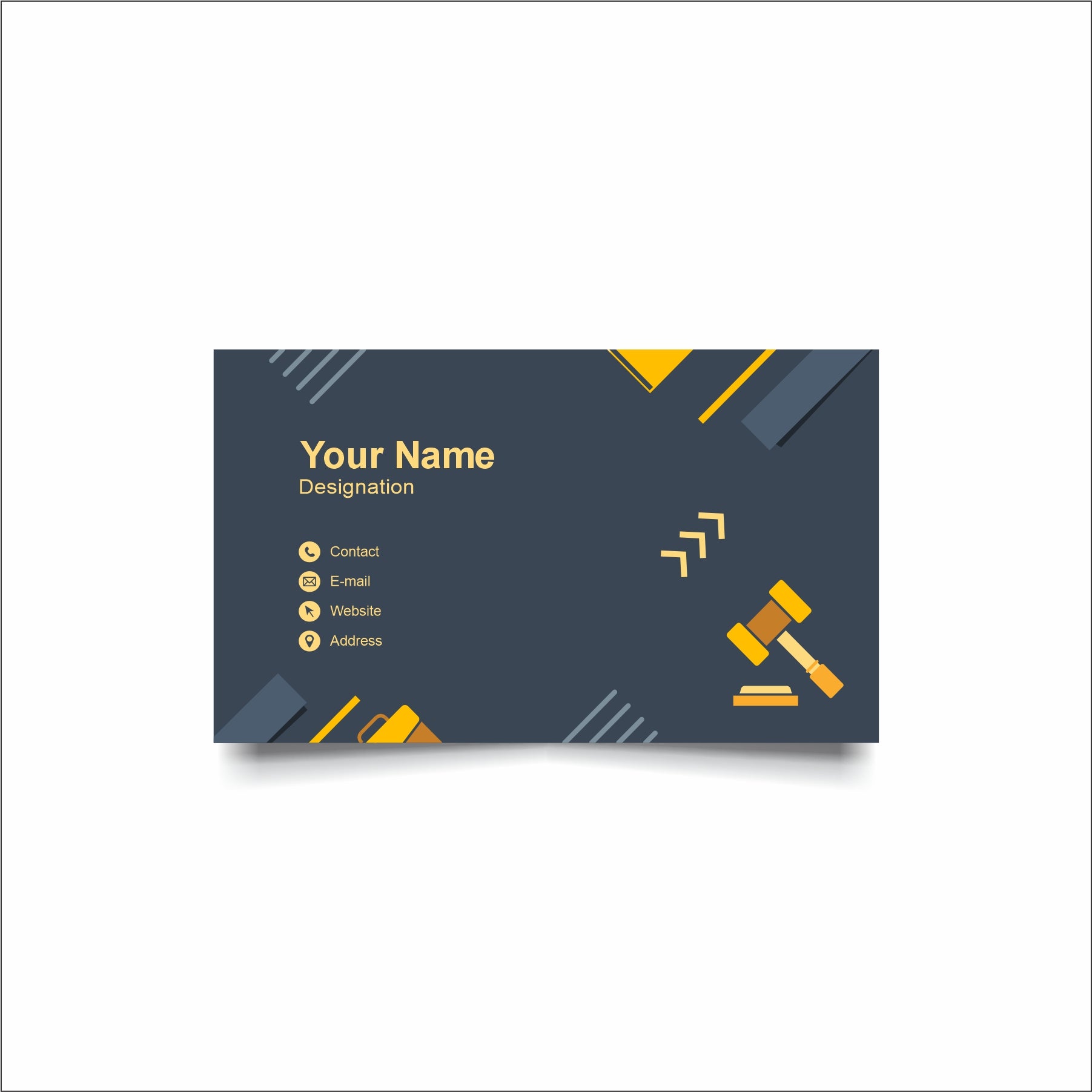 Visiting Card design 098– impressioncart