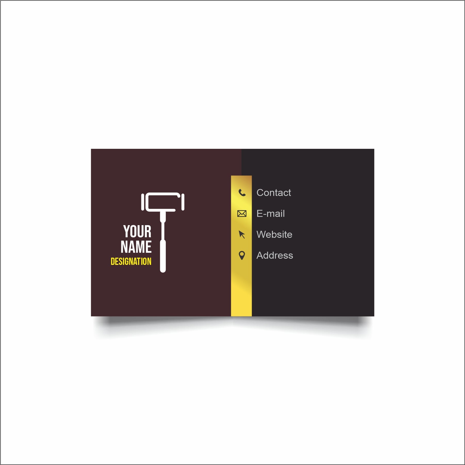 Visiting Card design 109– impressioncart