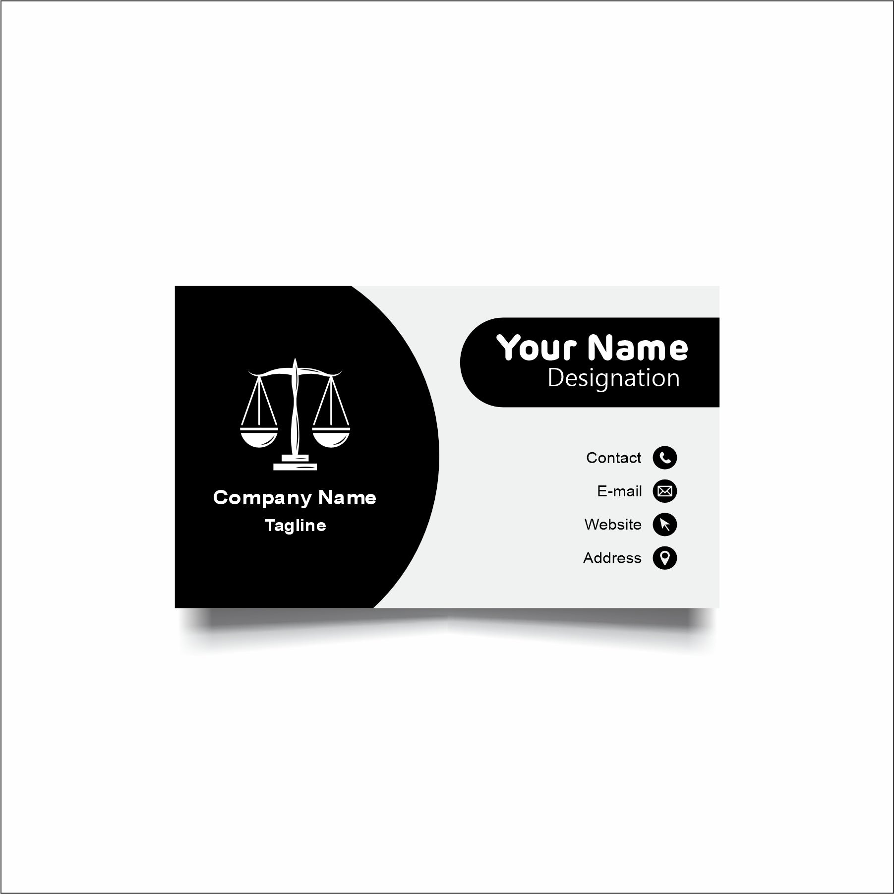 Visiting Card design 115– impressioncart